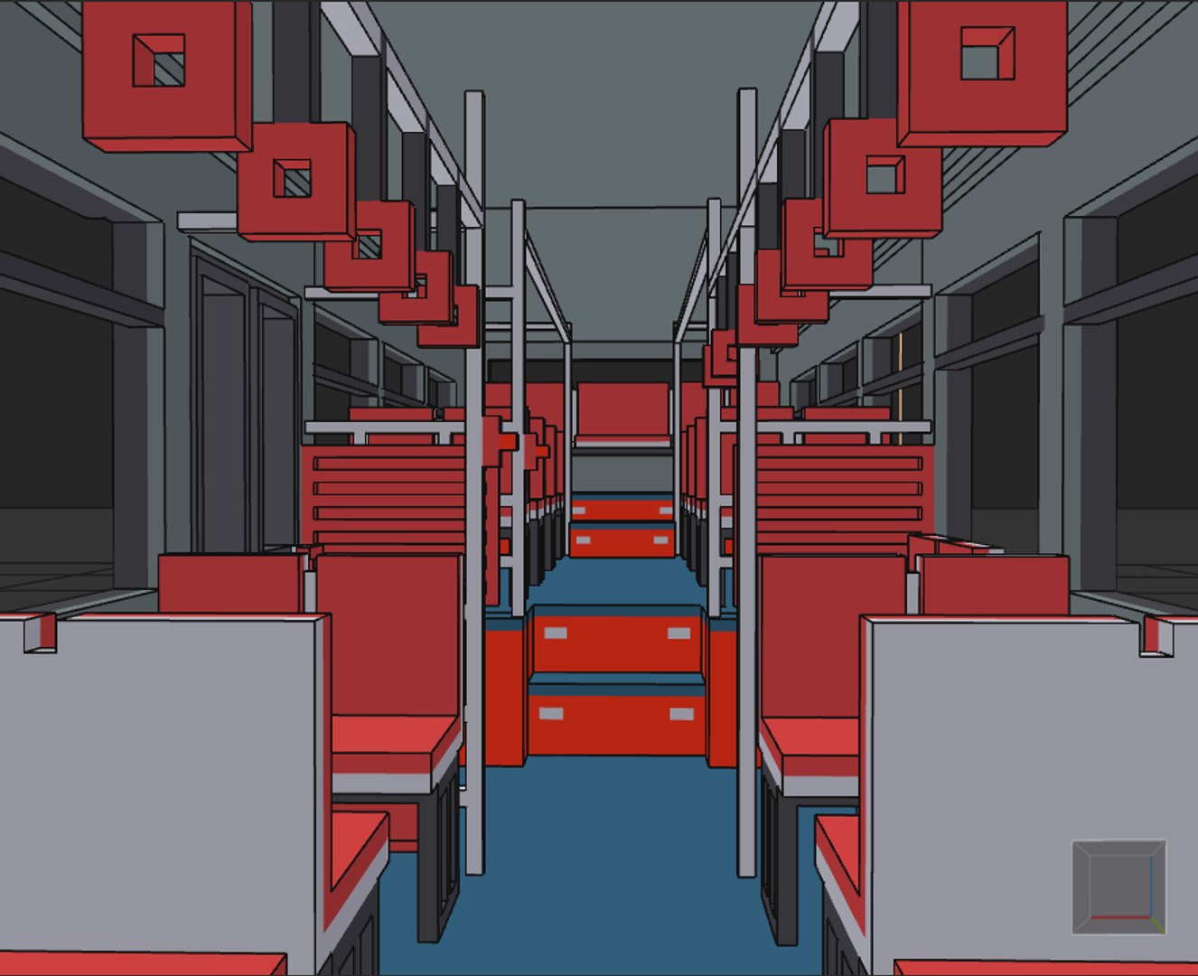 3D Voxel City Bus - TurboSquid 1401705
