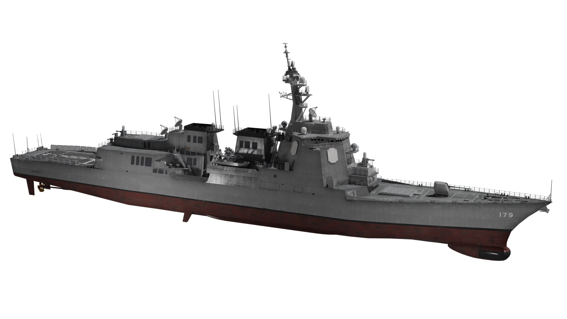 JMSDF Maya Class Guild Missile Destroyer 3D - TurboSquid 2163586