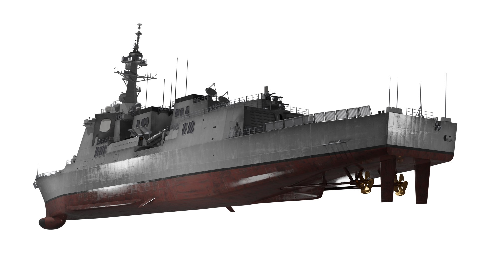 JMSDF Maya Class Guild Missile Destroyer 3D - TurboSquid 2163586
