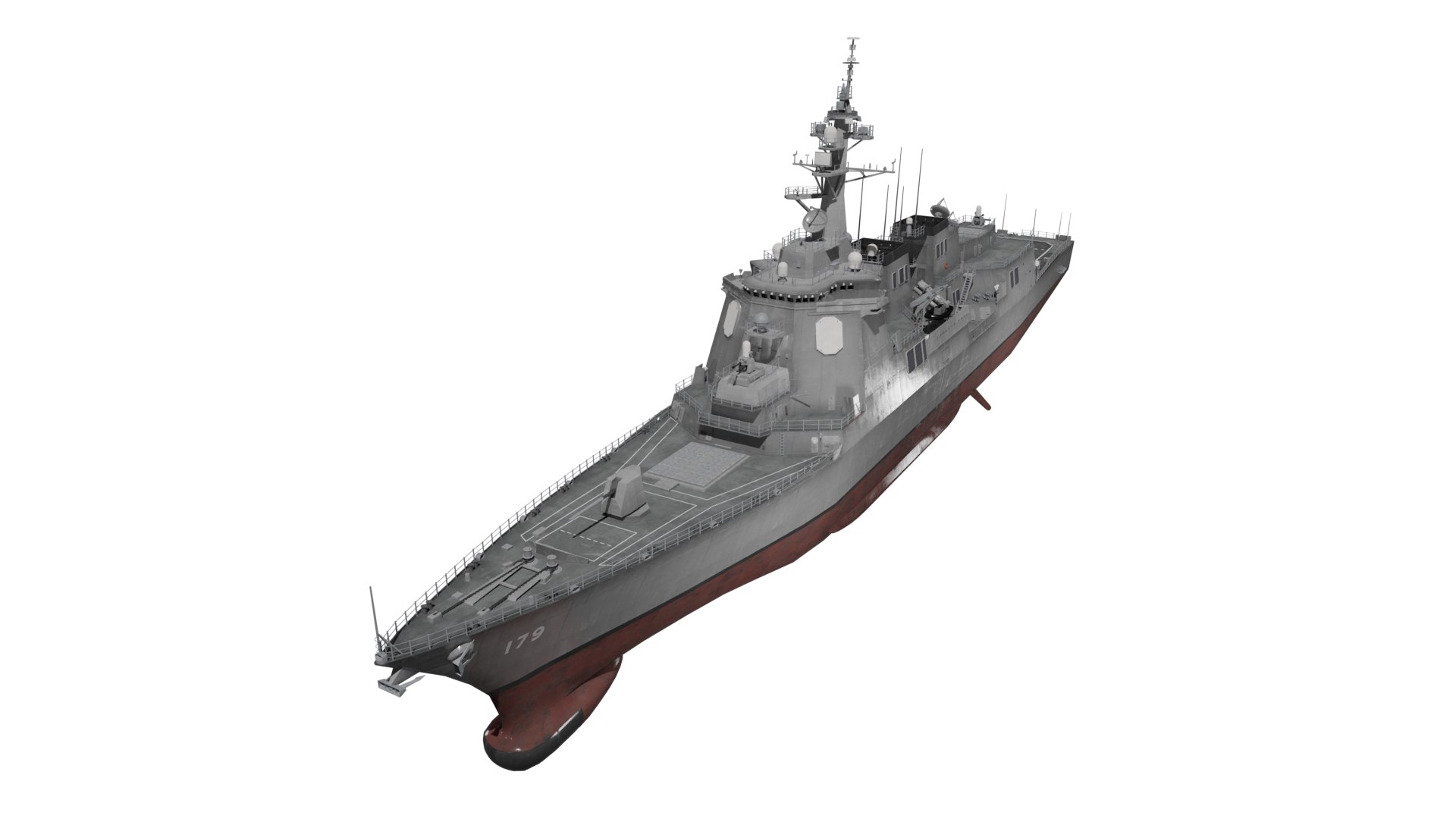 JMSDF Maya Class Guild Missile Destroyer 3D - TurboSquid 2163586