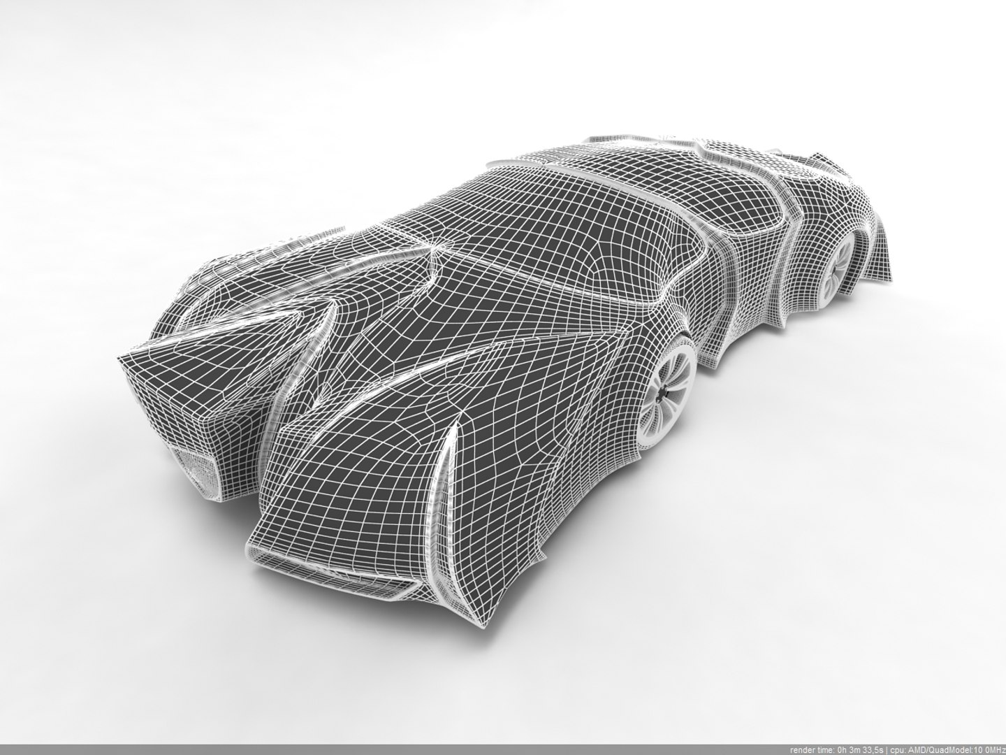 fantastic car 3d model