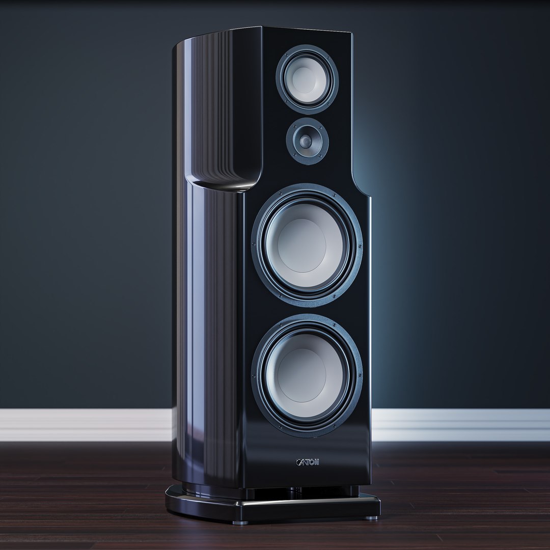 Canton Reference 1K Piano Gloss Black model - TurboSquid 2112793