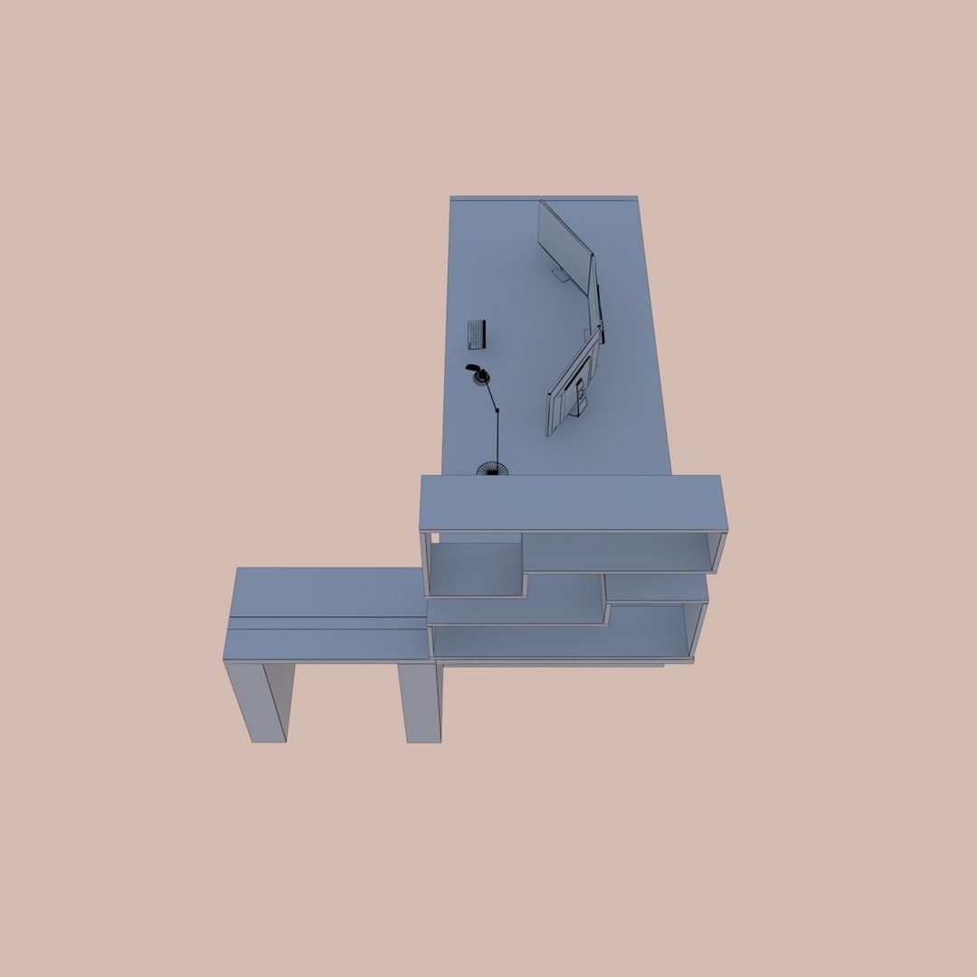 Hi-tech table 3D - TurboSquid 1513622