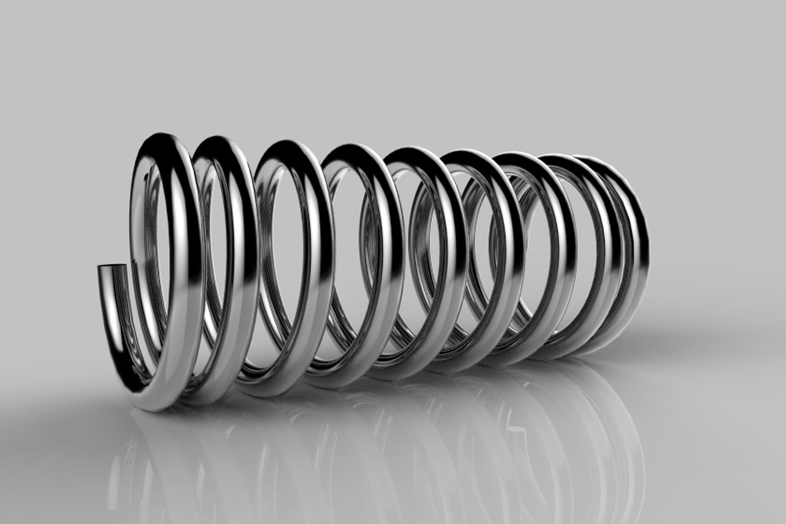 compression spring 3d model