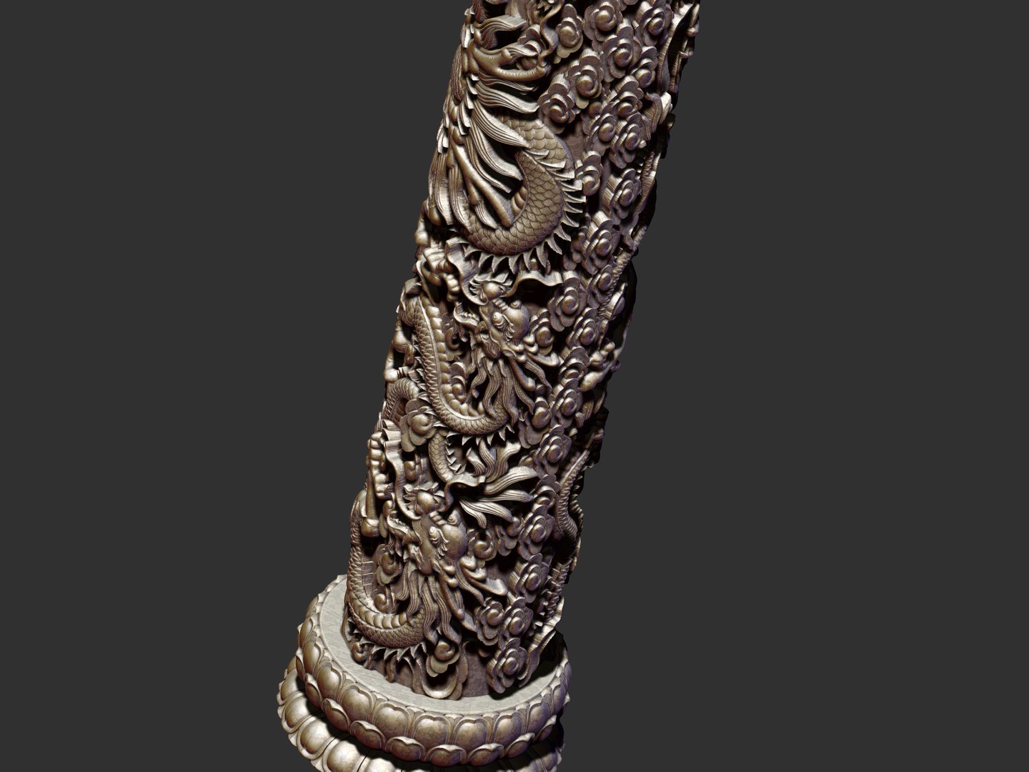Dragons Pillar 2 Model - TurboSquid 2037857