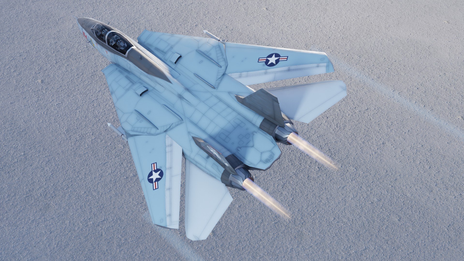 3D Grumman F-14 Tomcat Lowpoly Jet Fighter - TurboSquid 1871050