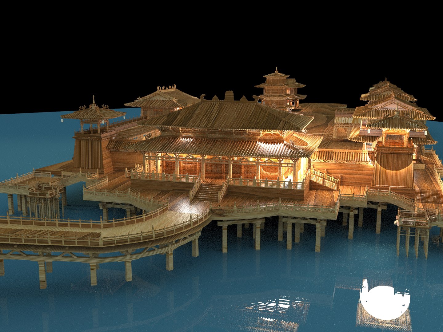 Chinese Ancient Palace 3D - TurboSquid 1995152