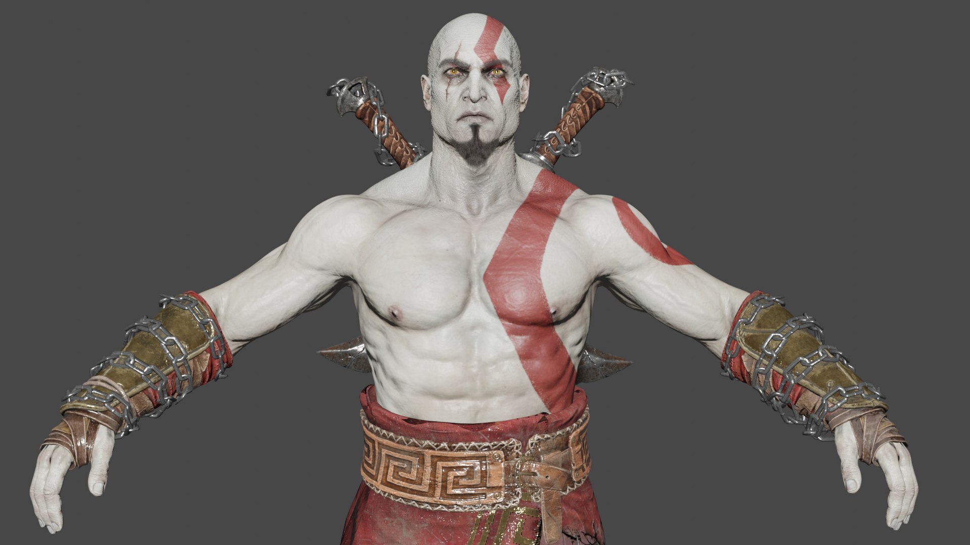 Kratos 3D - TurboSquid 2241226