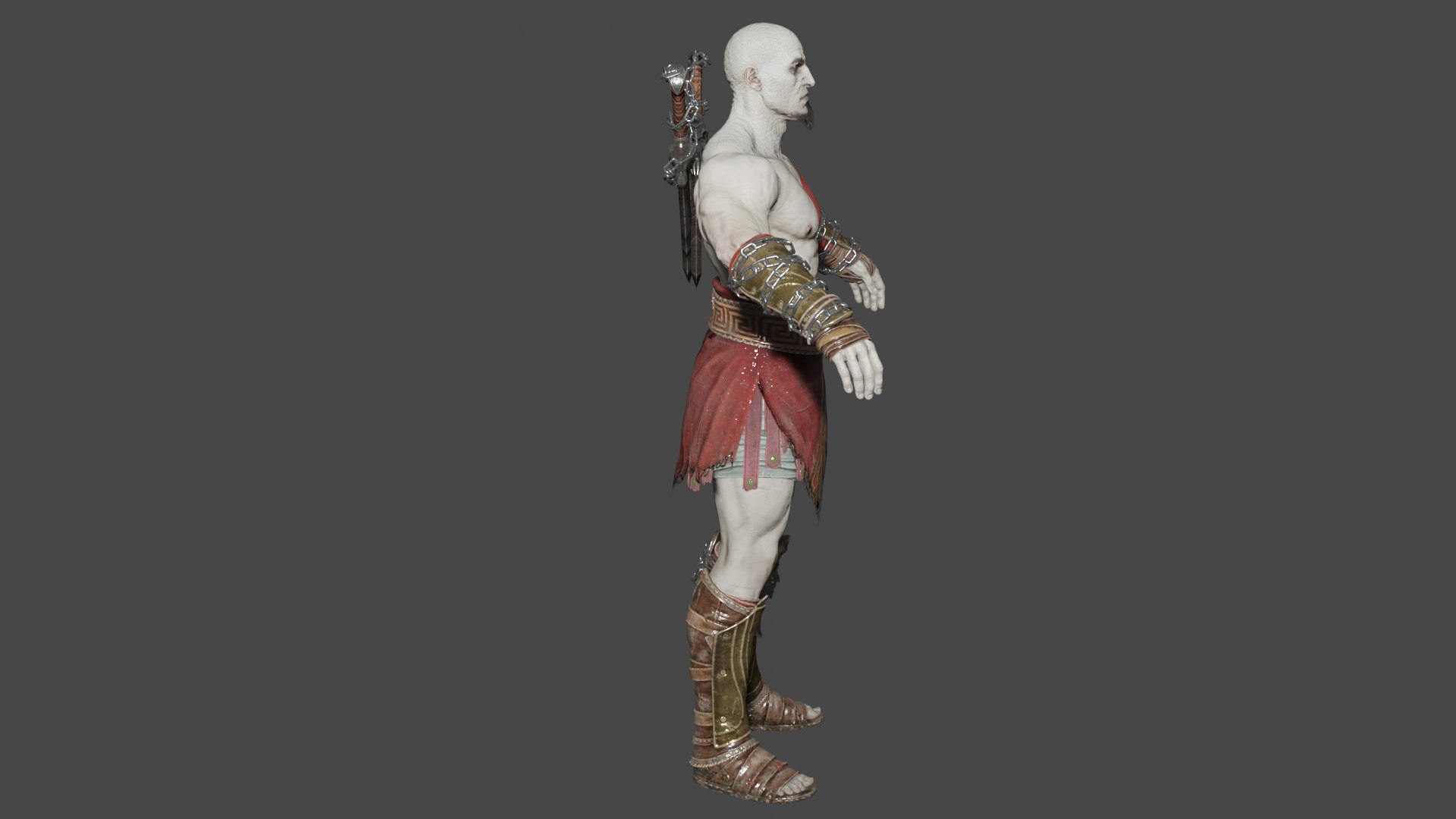 Kratos 3D - TurboSquid 2241226