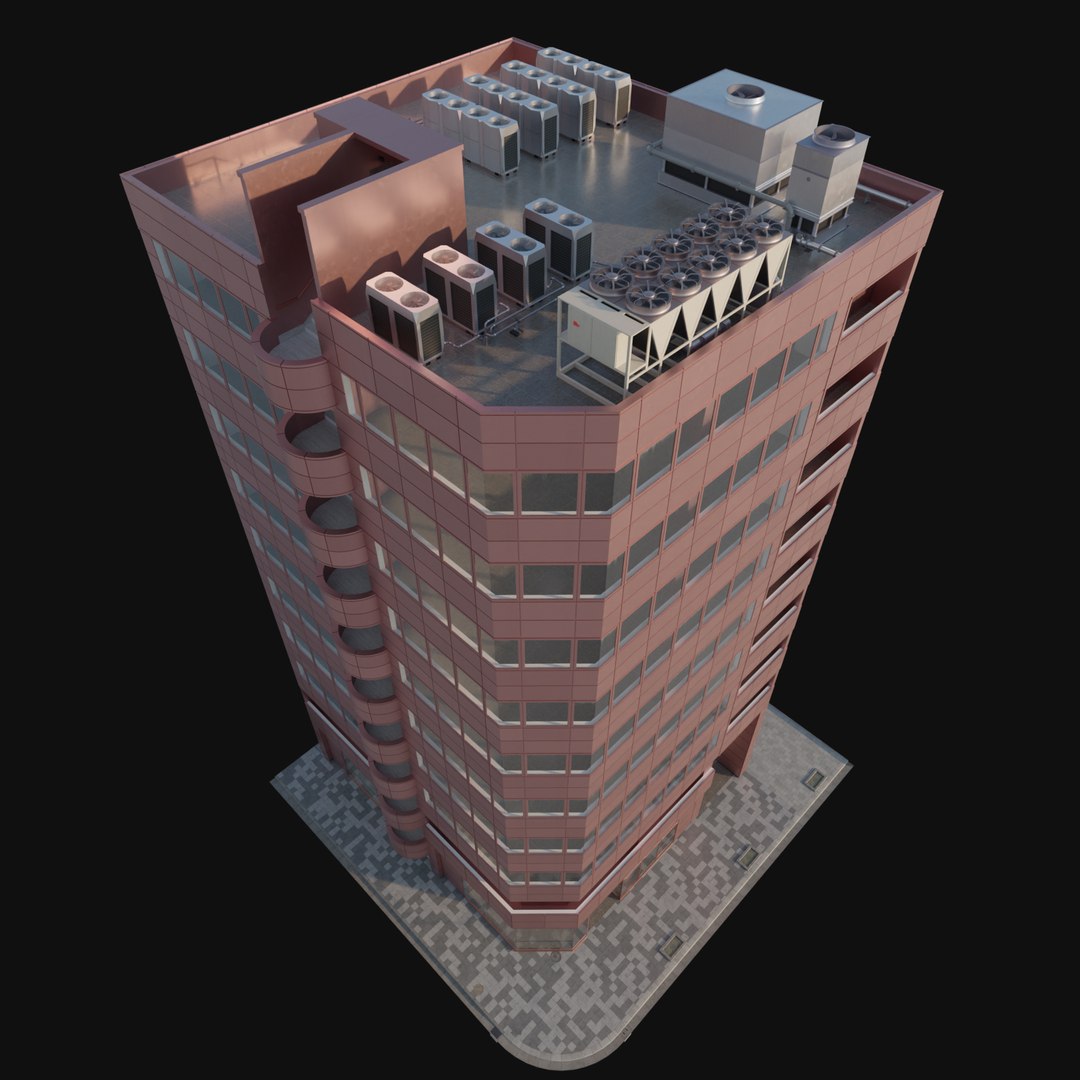 Asian In\Out Building B18 Model - TurboSquid 2092725