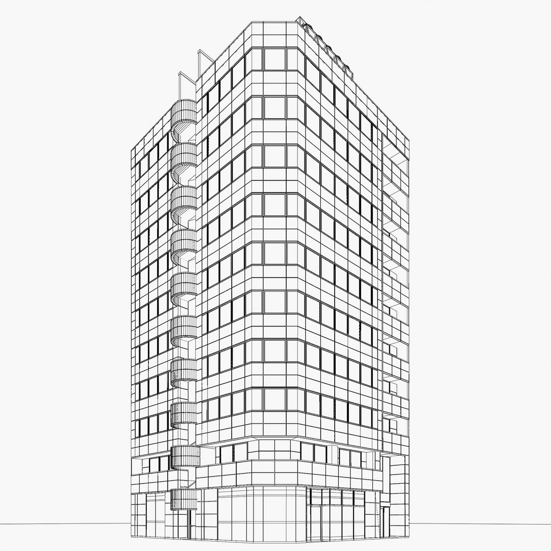 Asian In\Out Building B18 Model - TurboSquid 2092725