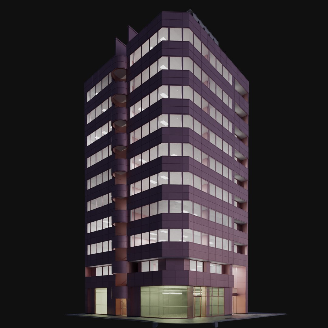 Asian In\Out Building B18 Model - TurboSquid 2092725