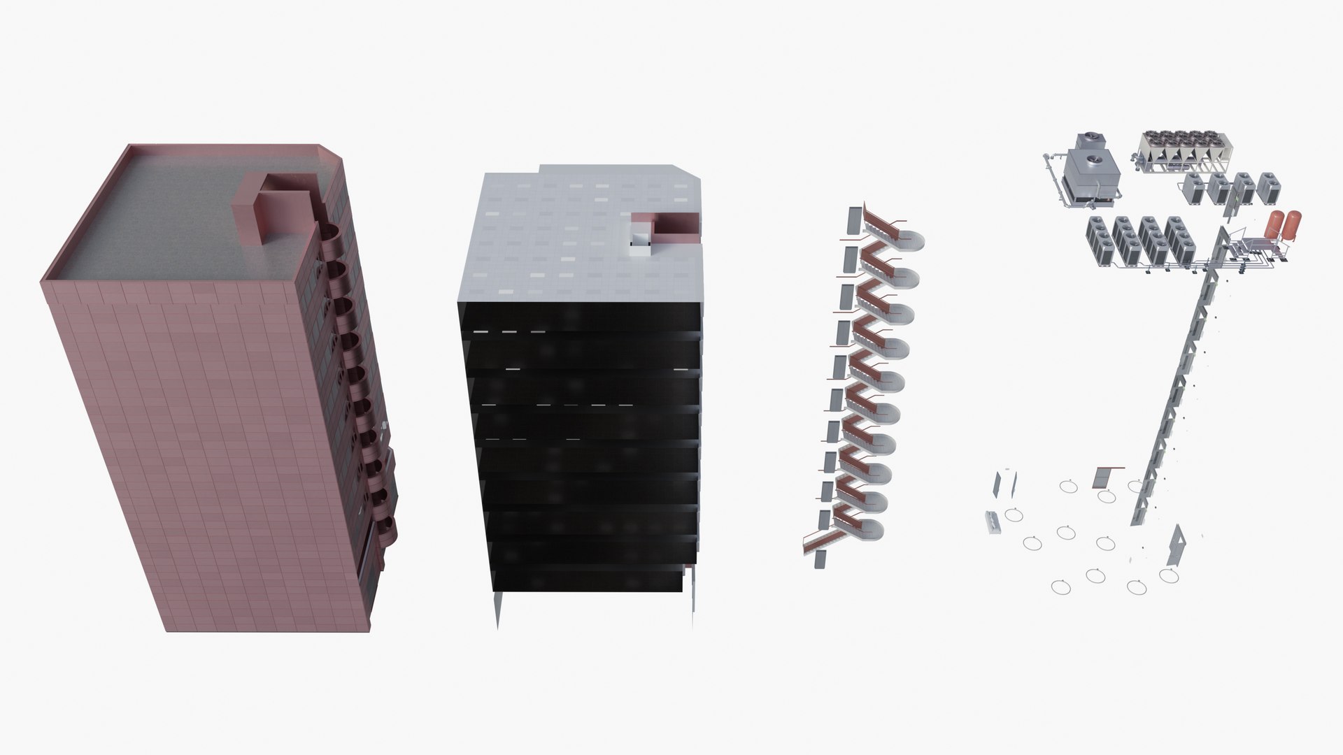 Asian In\Out Building B18 Model - TurboSquid 2092725