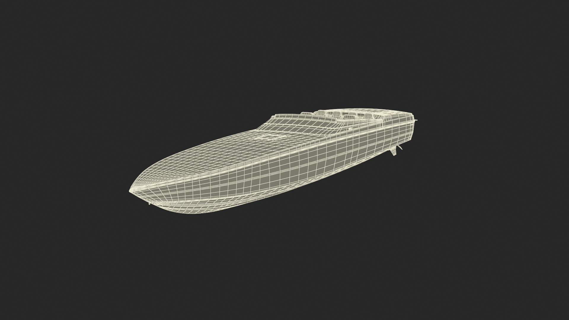 3D Speedboat Red Model - TurboSquid 2284526