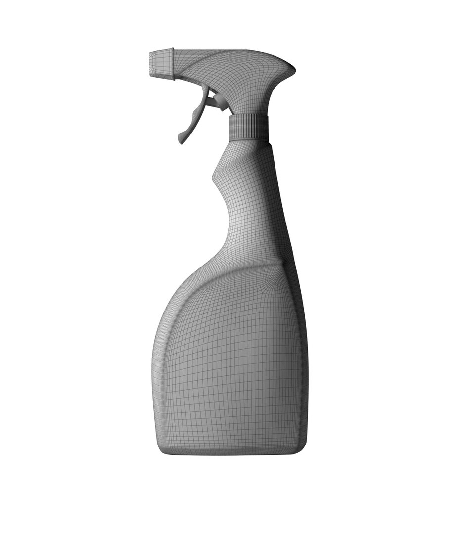 Bottle Spray Sprayer 3d Model