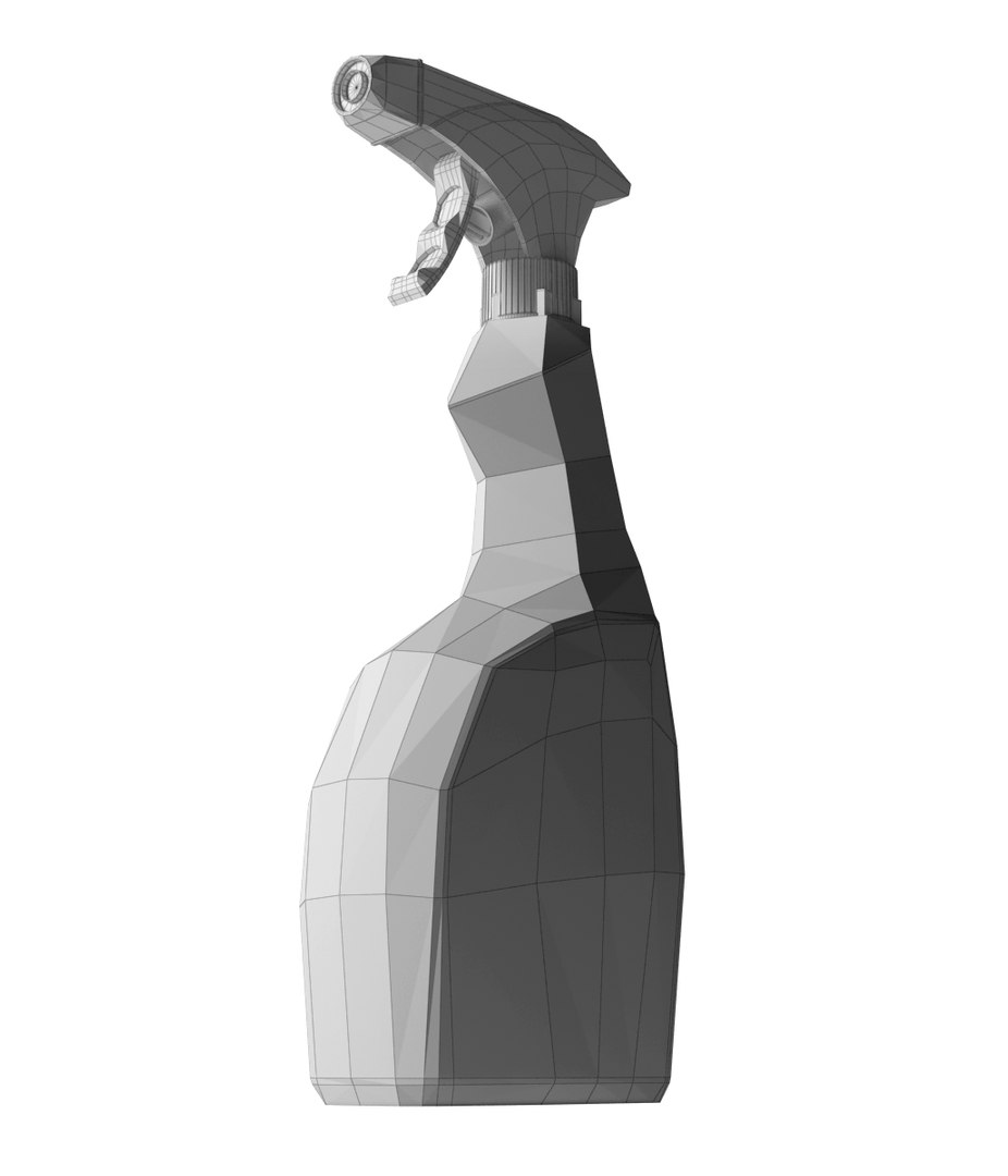 Bottle Spray Sprayer 3d Model