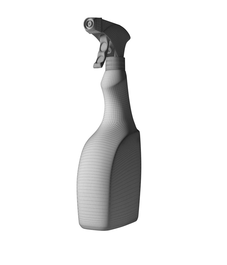 Bottle Spray Sprayer 3d Model