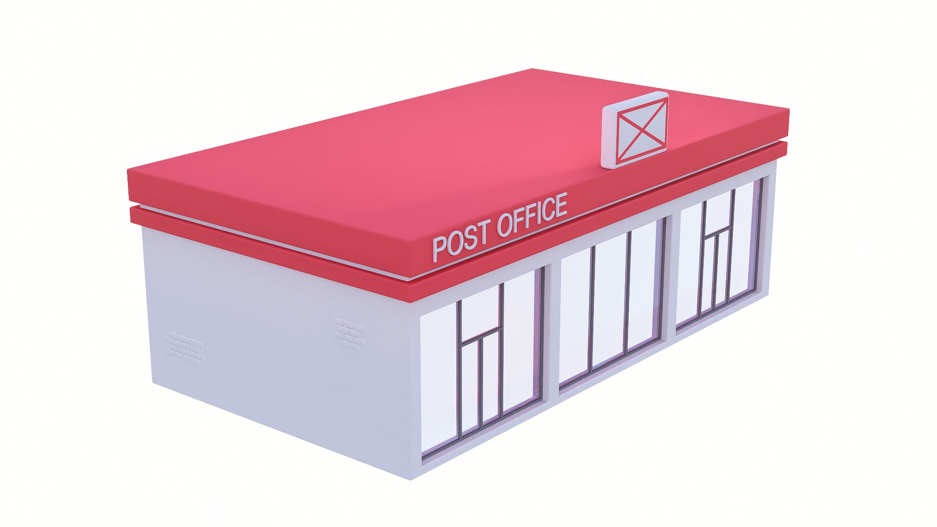 3D Post Office Model - TurboSquid 2270550
