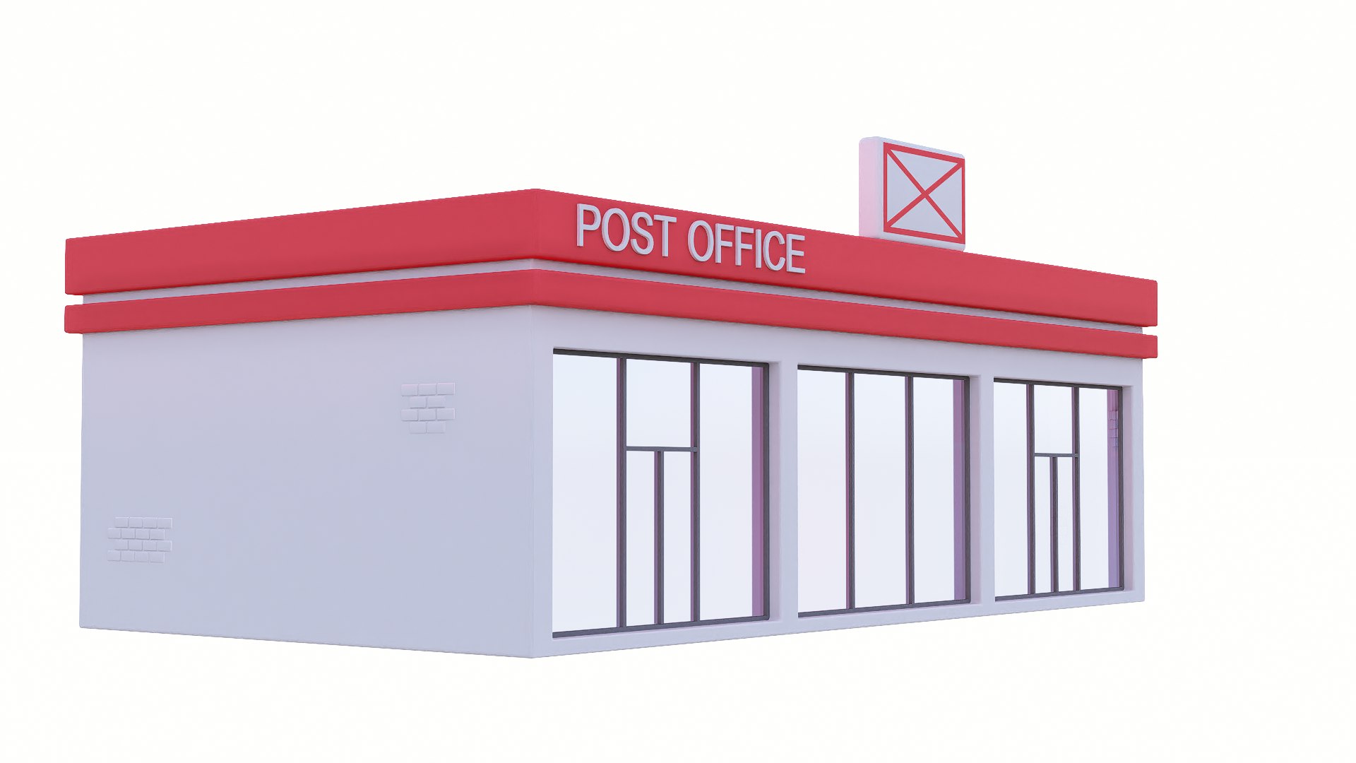 3D Post Office Model - TurboSquid 2270550