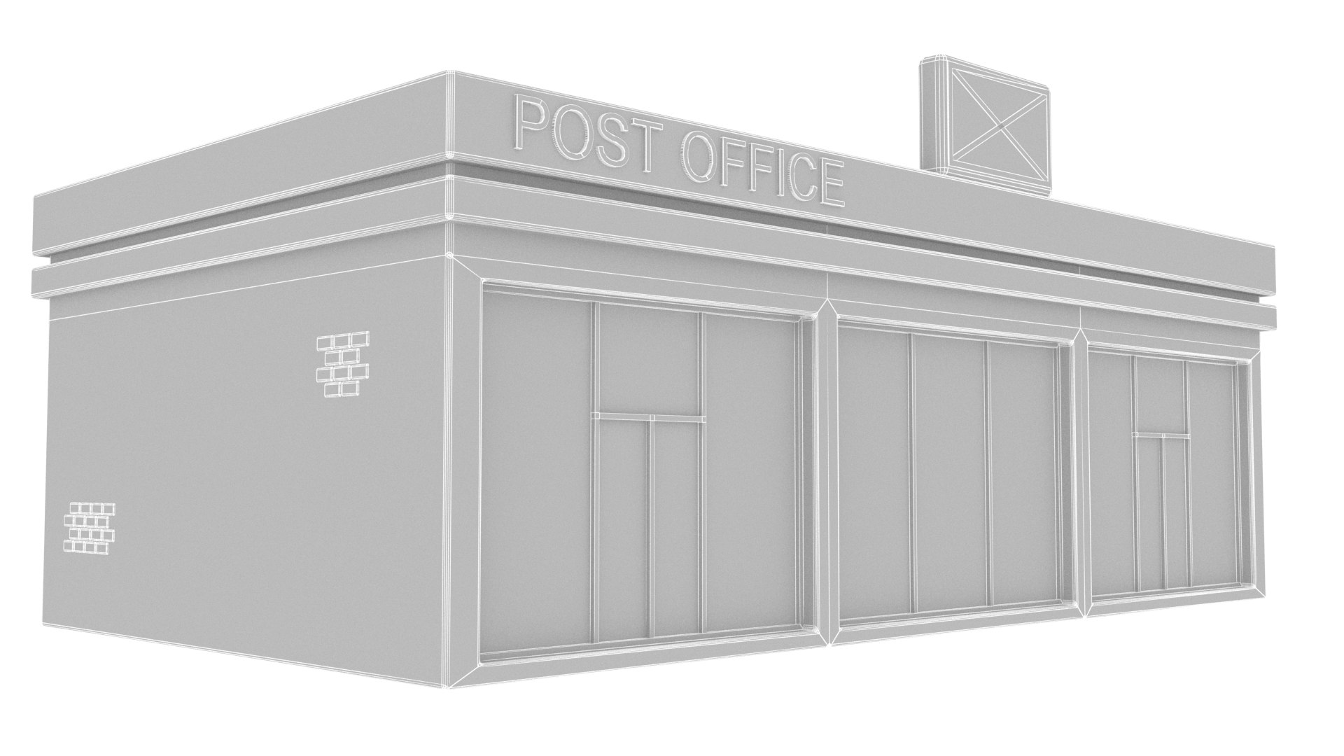 3D Post Office Model - TurboSquid 2270550