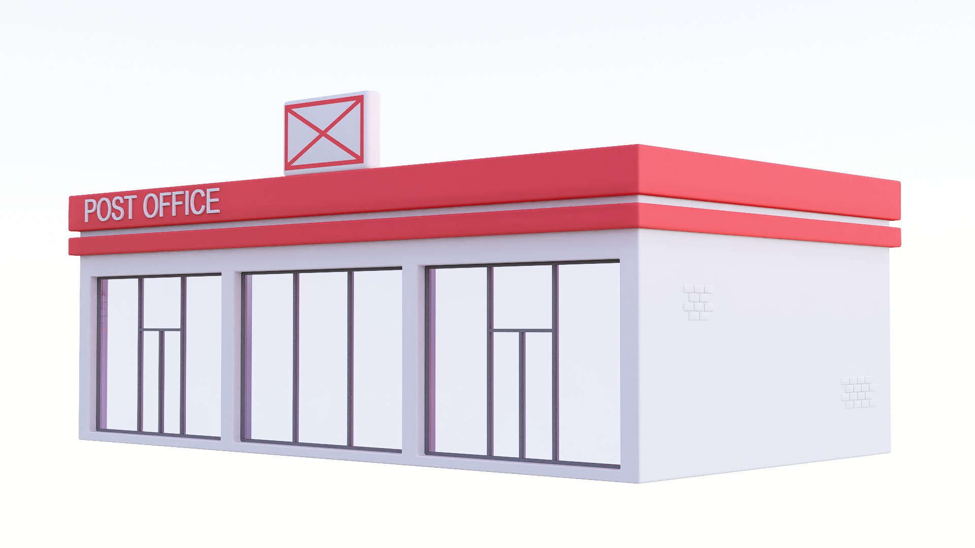 3D Post Office Model - TurboSquid 2270550