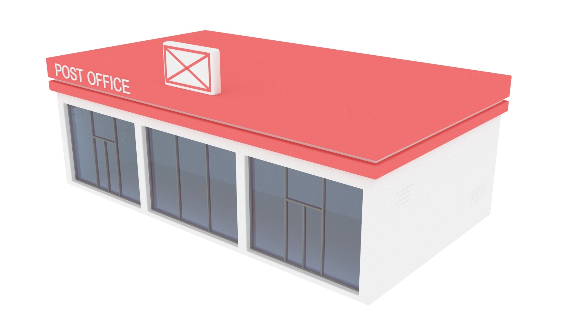 3D Post Office Model - TurboSquid 2270550