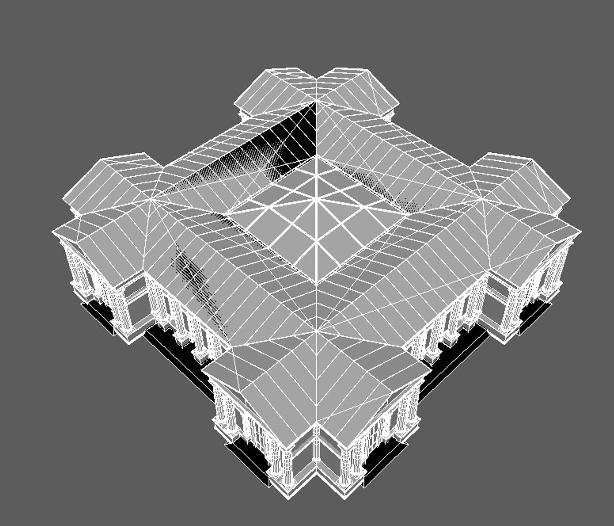 Classic building architectural 3D model - TurboSquid 1509997