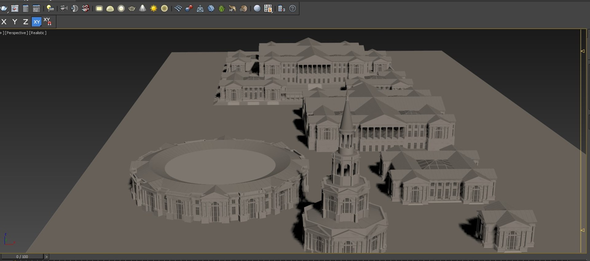 Classic Building Architectural 3D Model - TurboSquid 1509997