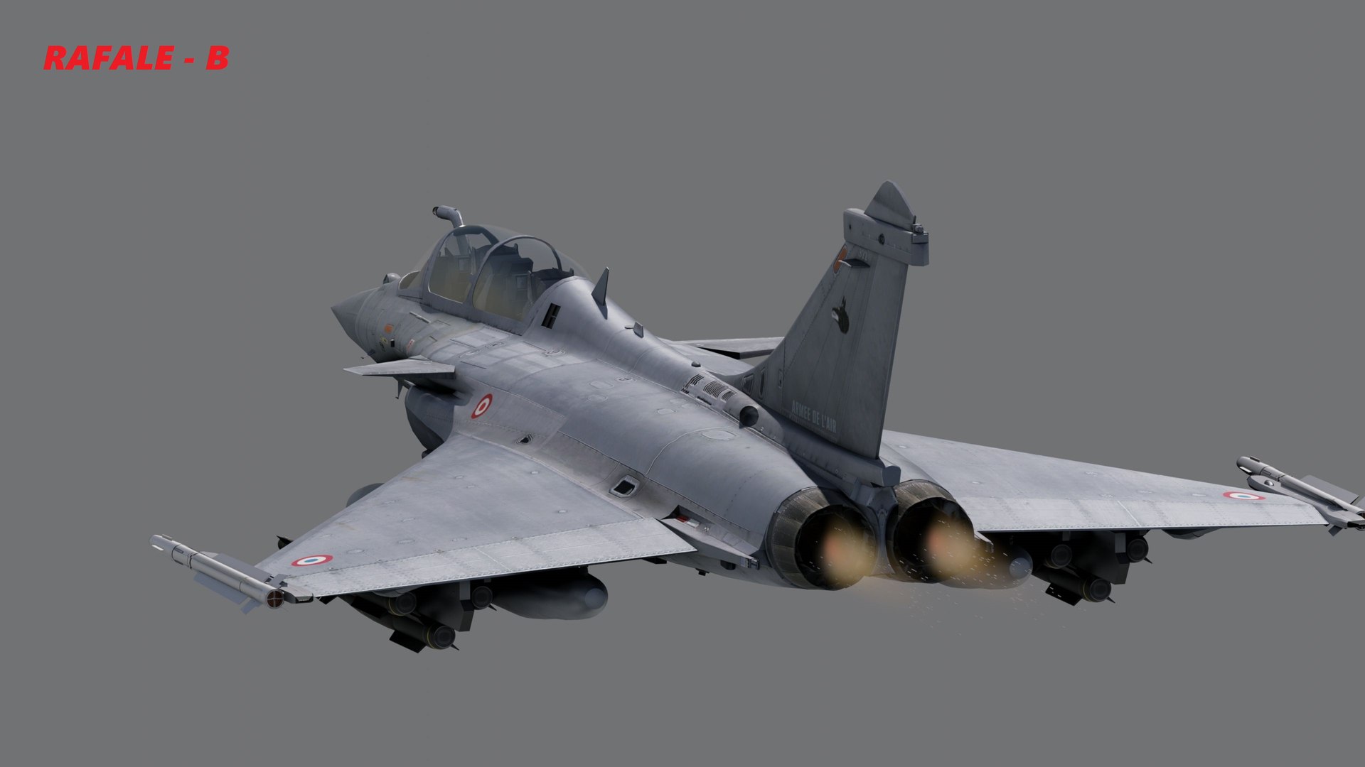 Dassault Rafale Collection Fully Textured And Rigged 3D Model ...