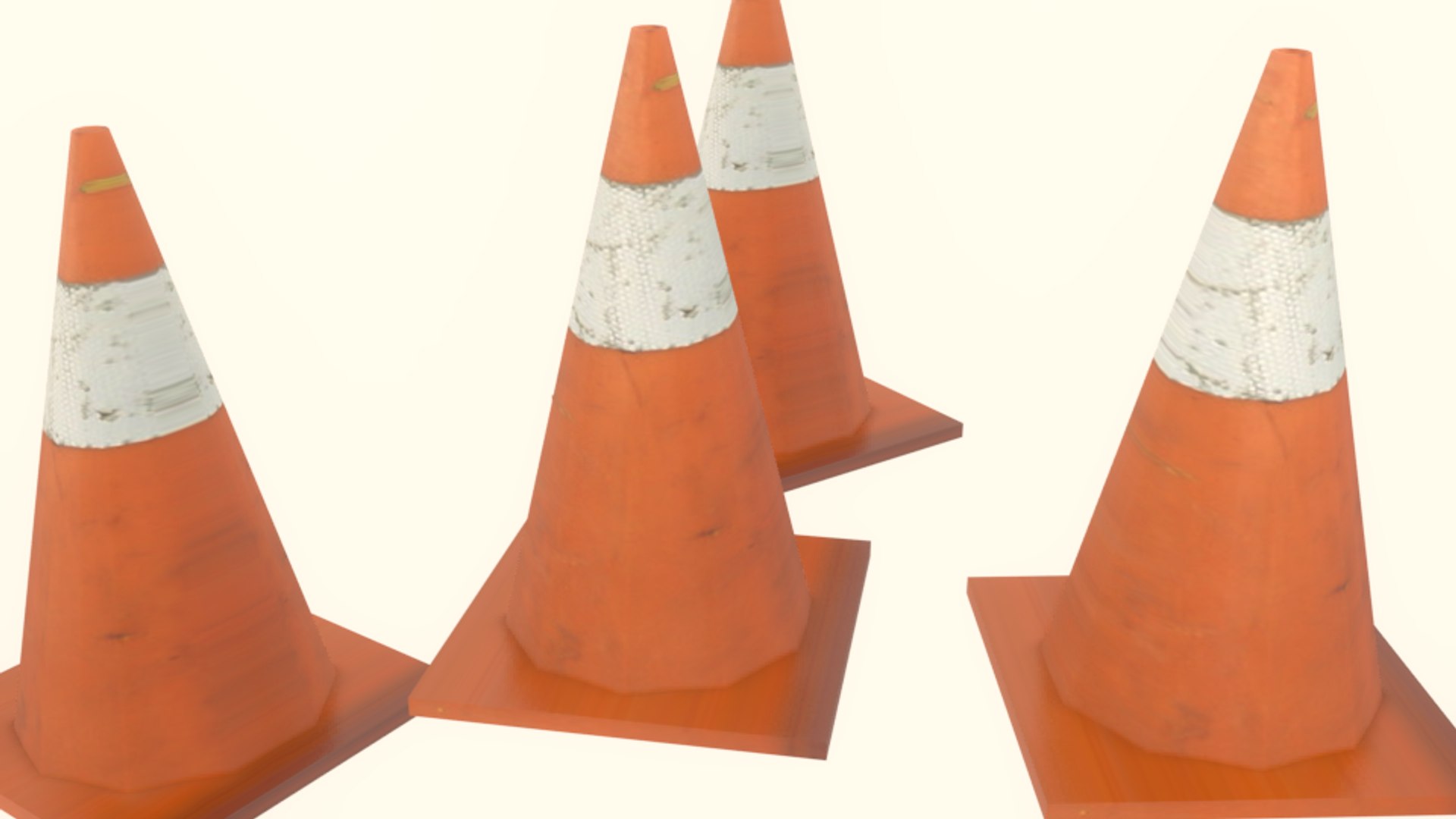 3D Traffic Cone Model - TurboSquid 1487749