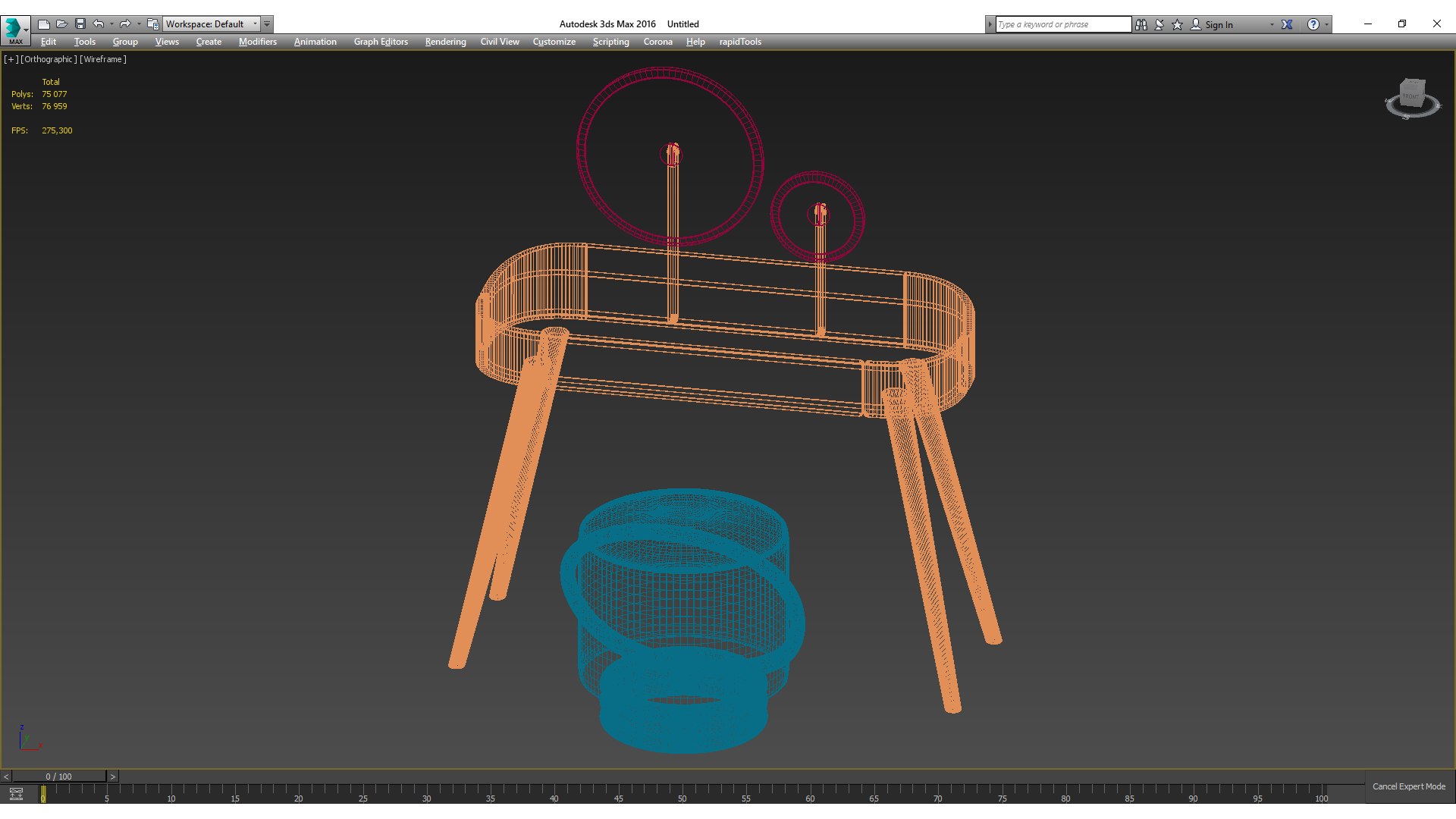 3D Made Odie And Porada SMILE Pouf Model - TurboSquid 2173045