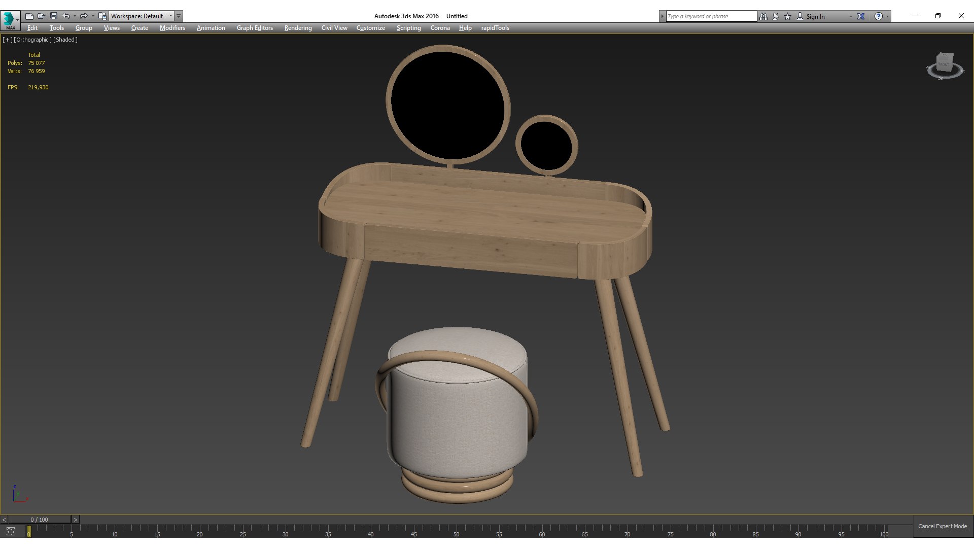 3D Made Odie And Porada SMILE Pouf Model - TurboSquid 2173045