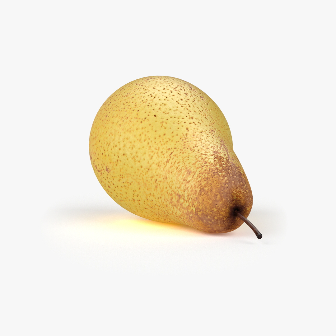 3d Model Realistic Pear Fruit Real