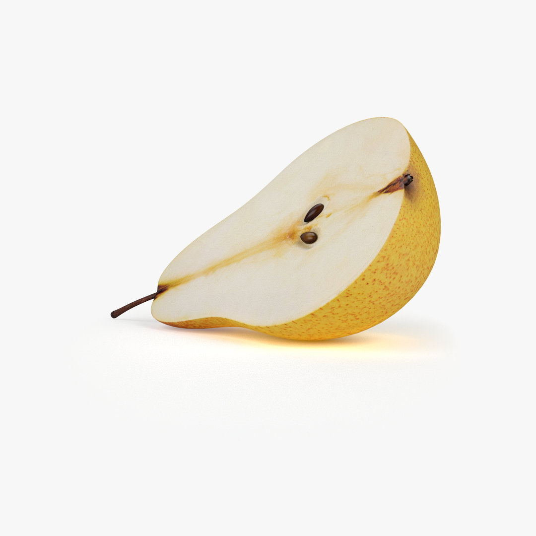3d Model Realistic Pear Fruit Real