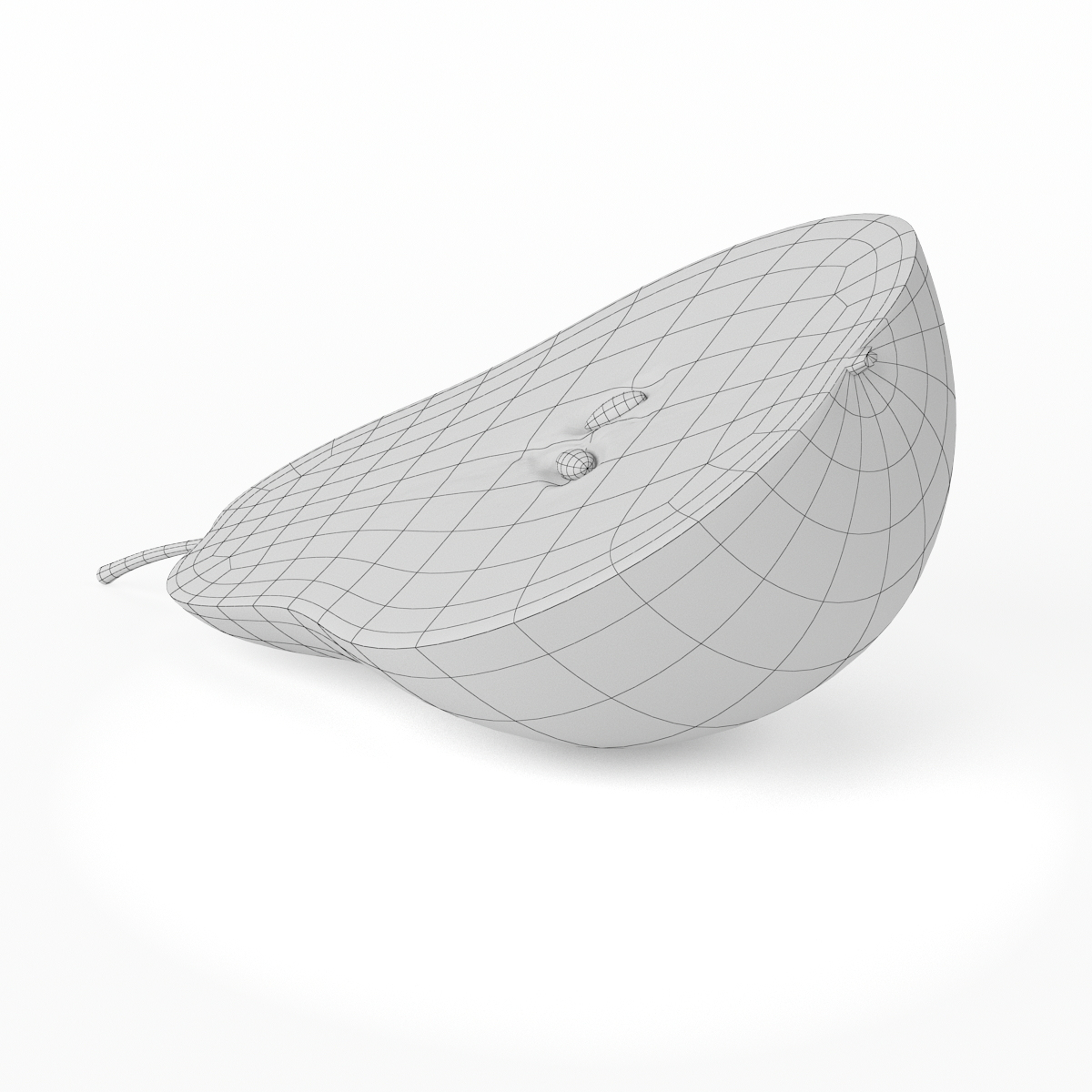 3d model realistic pear fruit real