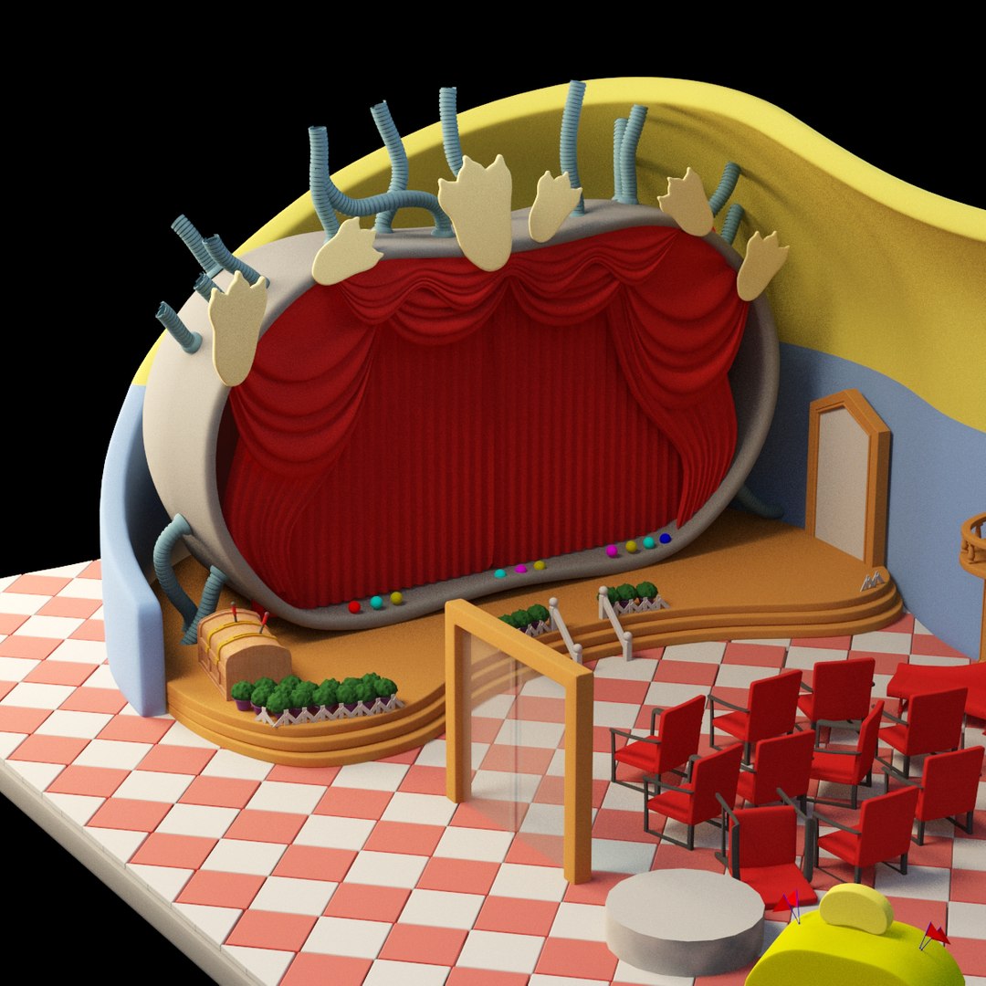 Theatre 3D - TurboSquid 1389010