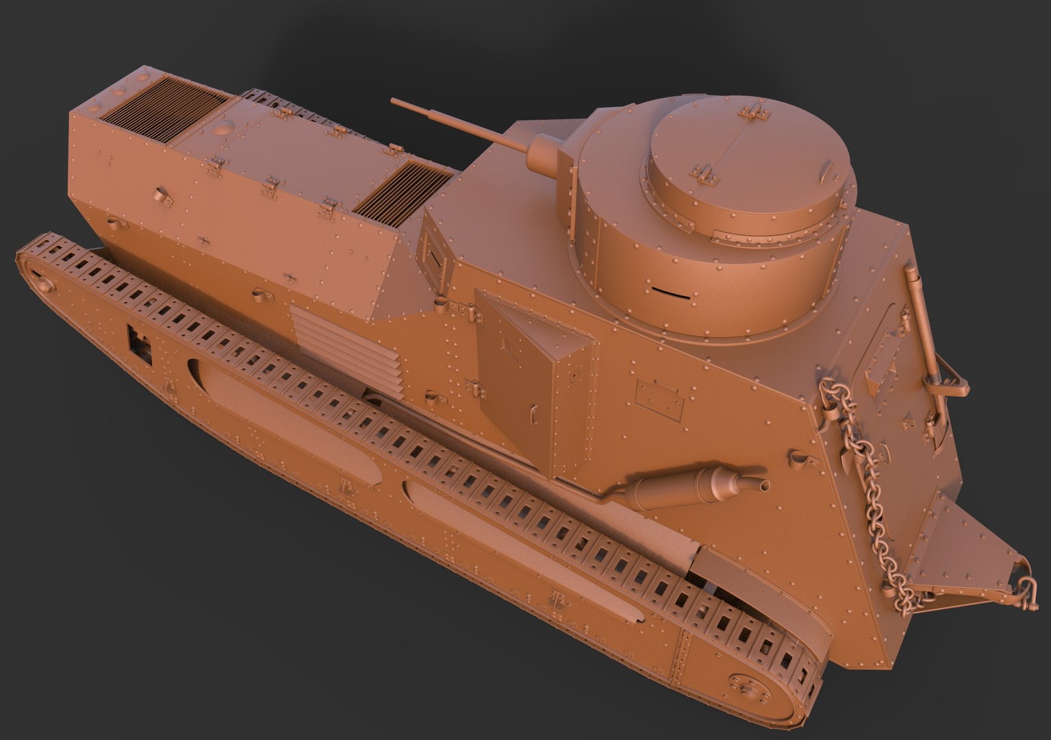 Tank Strv Fm Model - TurboSquid 1691041
