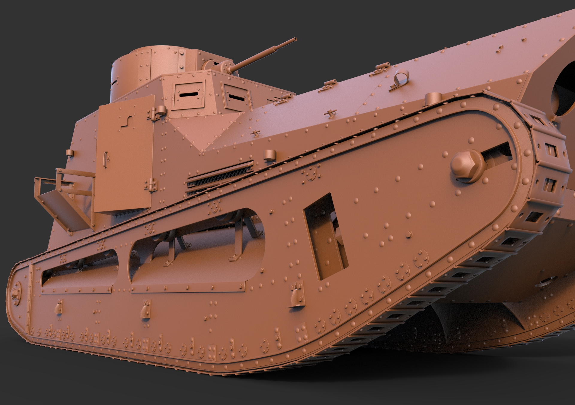 Tank strv fm model - TurboSquid 1691041