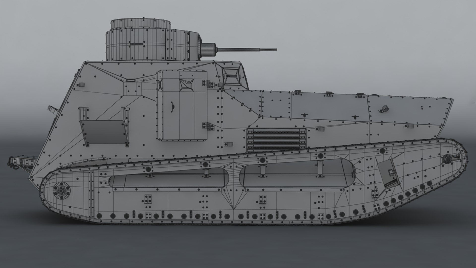Tank Strv Fm Model - TurboSquid 1691041