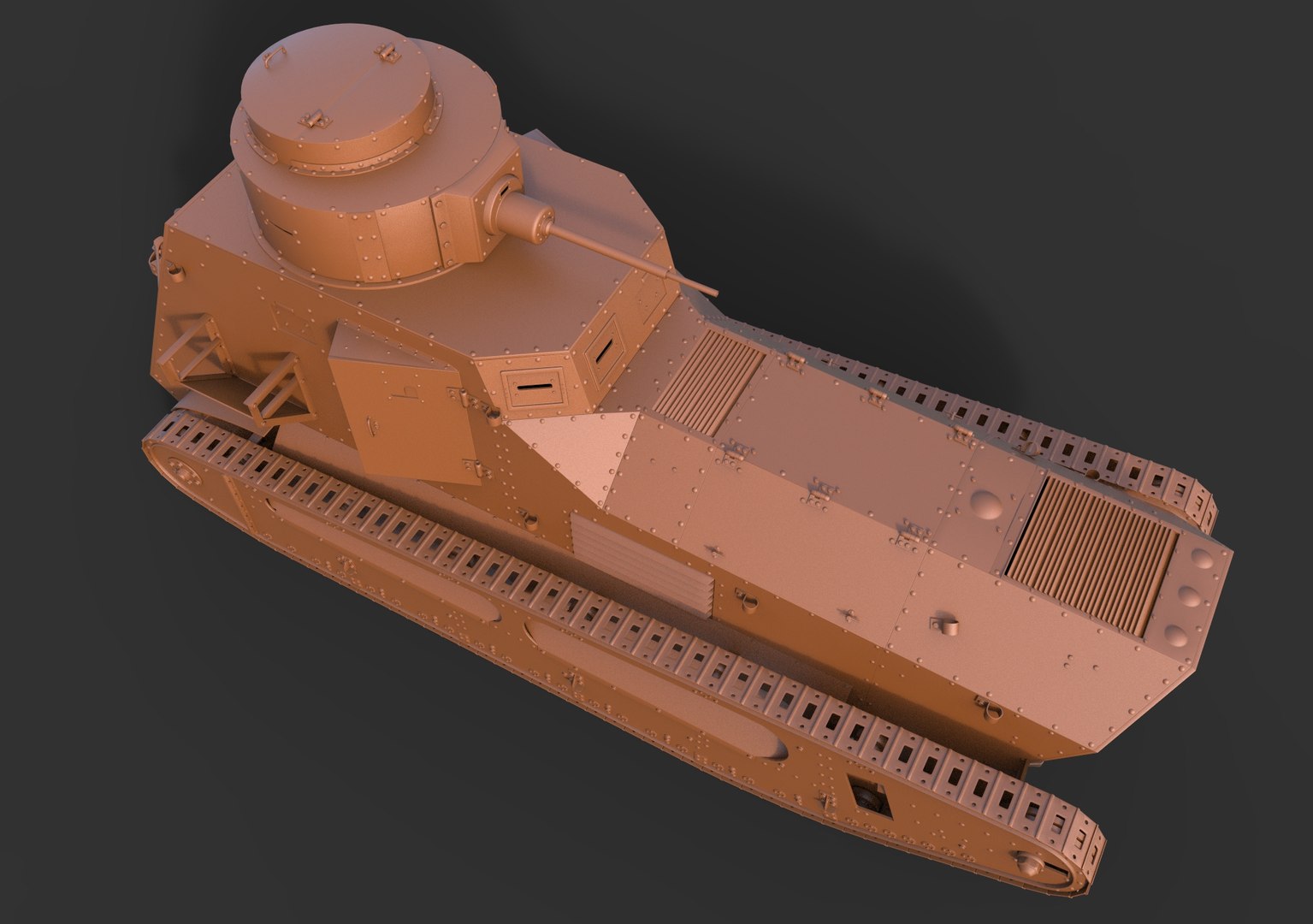Tank Strv Fm Model - TurboSquid 1691041