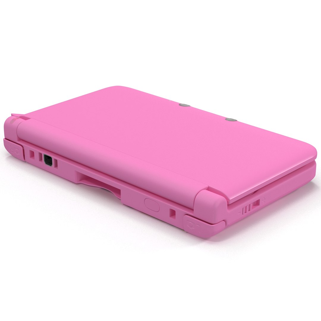 Nintendo Xl Pink 3d Model