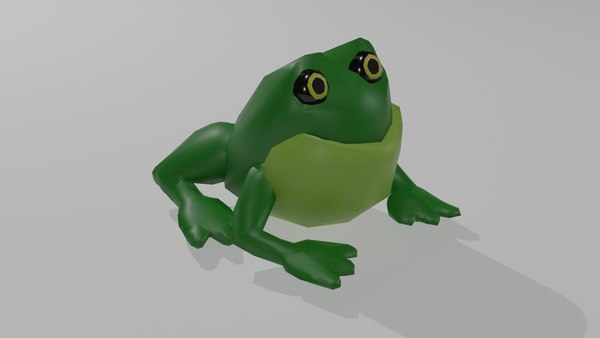 modelo 3d Frog - Low Poly - TurboSquid 2001768