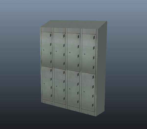 lockers 3d model