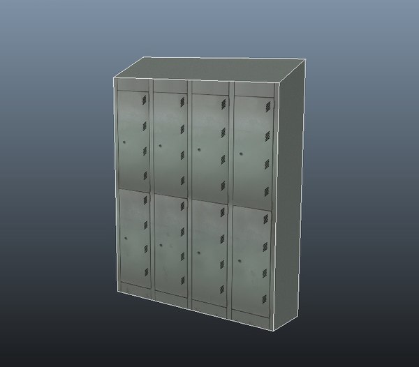 lockers 3d model