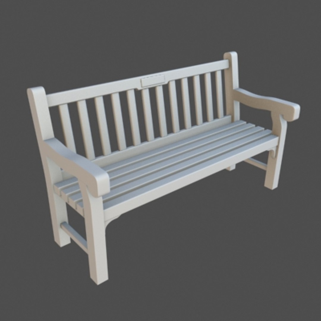 3d bench model