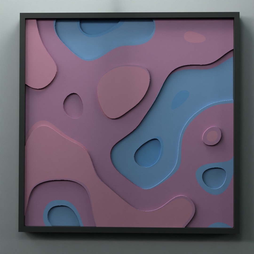 3D Abstract Art animated - TurboSquid 1843182