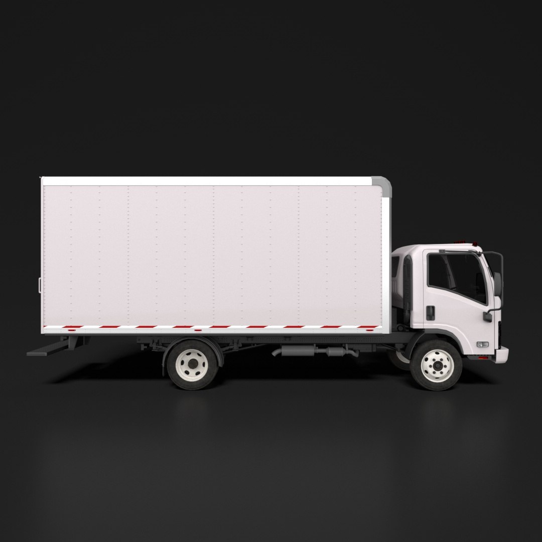 3D Isuzu NPR Box Truck - TurboSquid 2343661