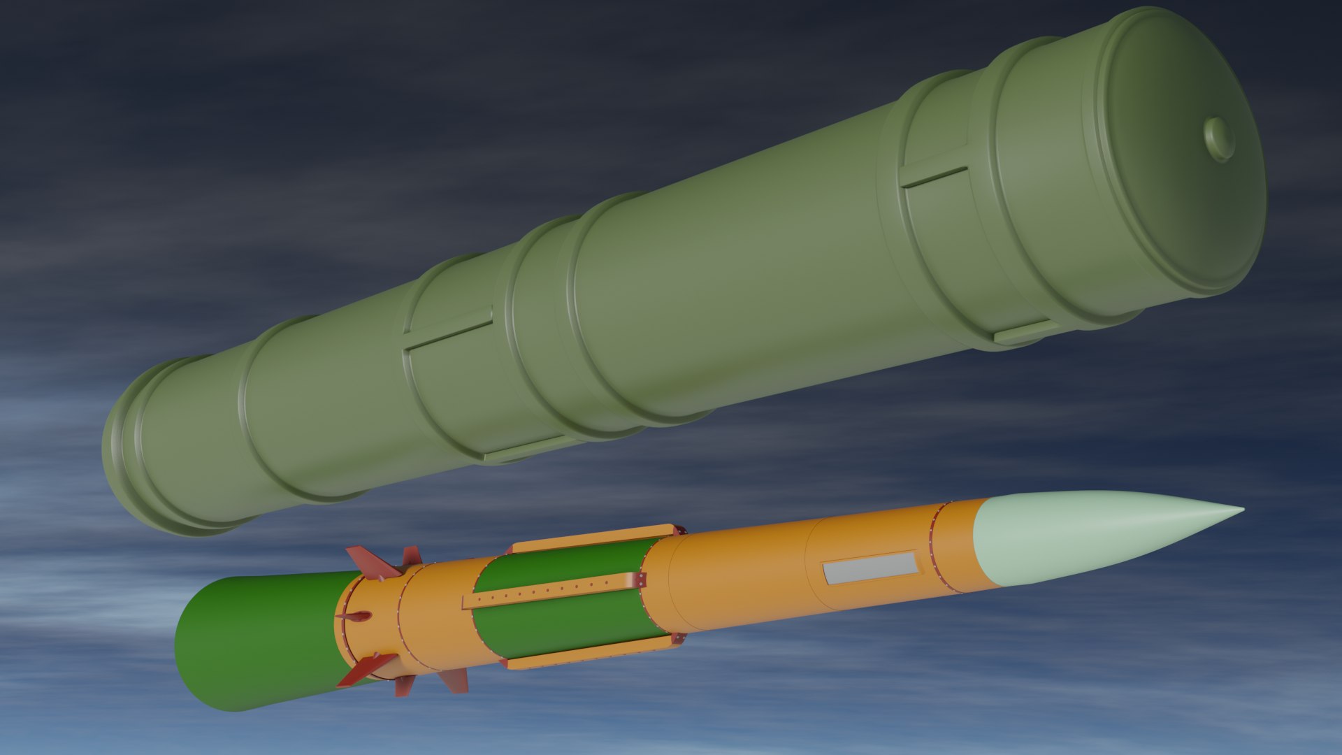 Russian SAM Missiles Pack Vol 1 3D Model - TurboSquid 1953388