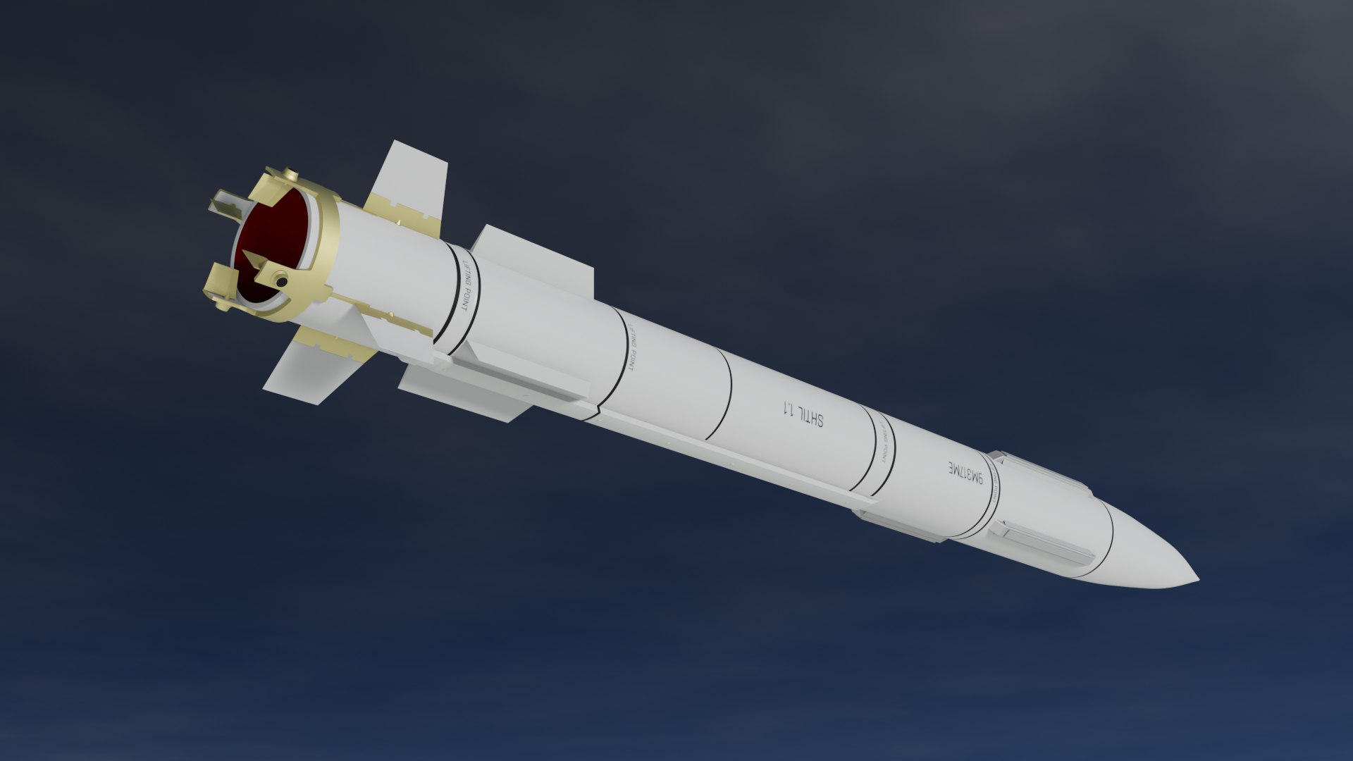 Russian SAM Missiles Pack Vol 1 3D Model - TurboSquid 1953388