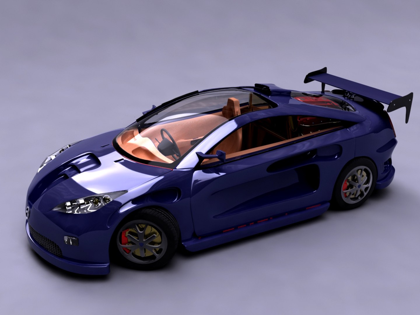 Vector Concept Car 3d Model